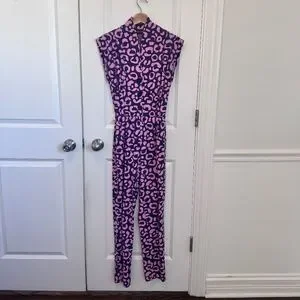 Nooworks | Pants & Jumpsuits | Nooworks Magic Suit Pink And Purple ...